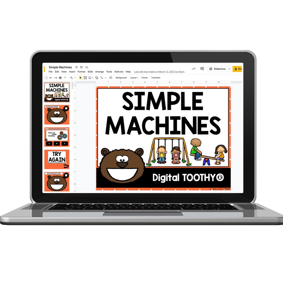 Digital Toothy - Science - 2nd Grade - Simple Machines - Lucky Little ...