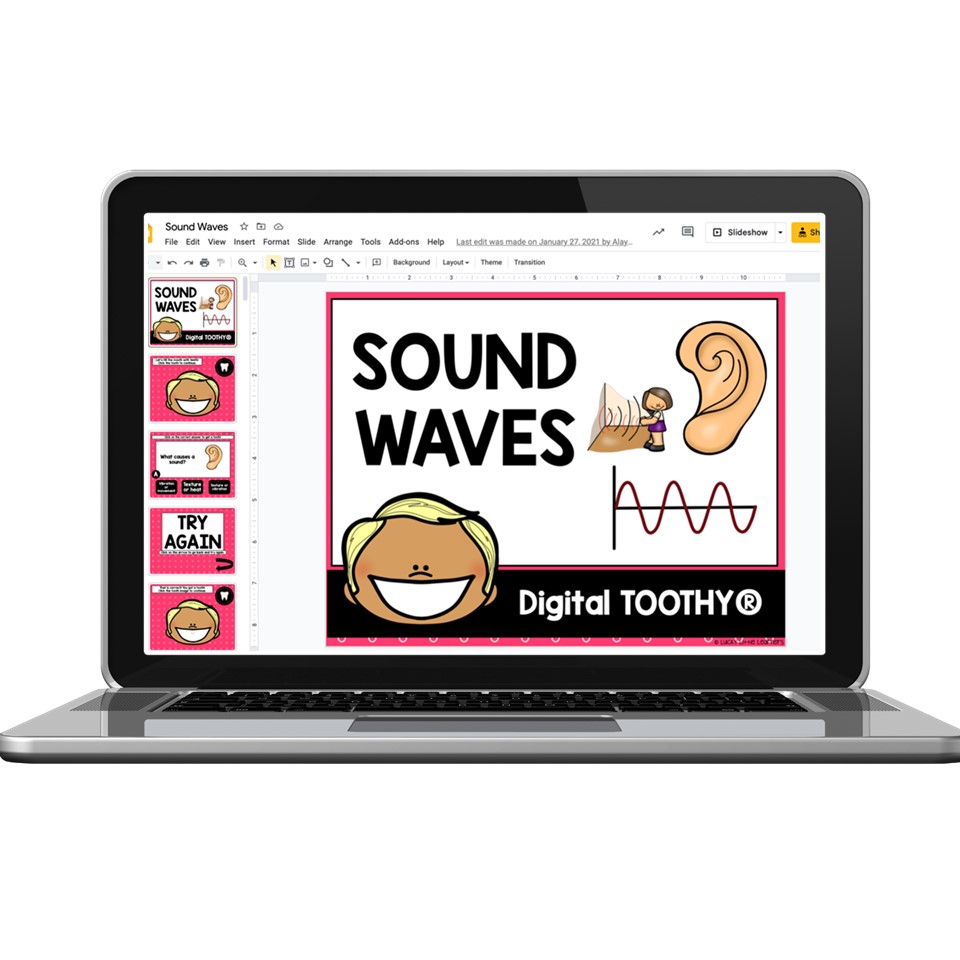 Digital Toothy - Science - 2nd Grade - Sound Waves - Lucky Little Learners