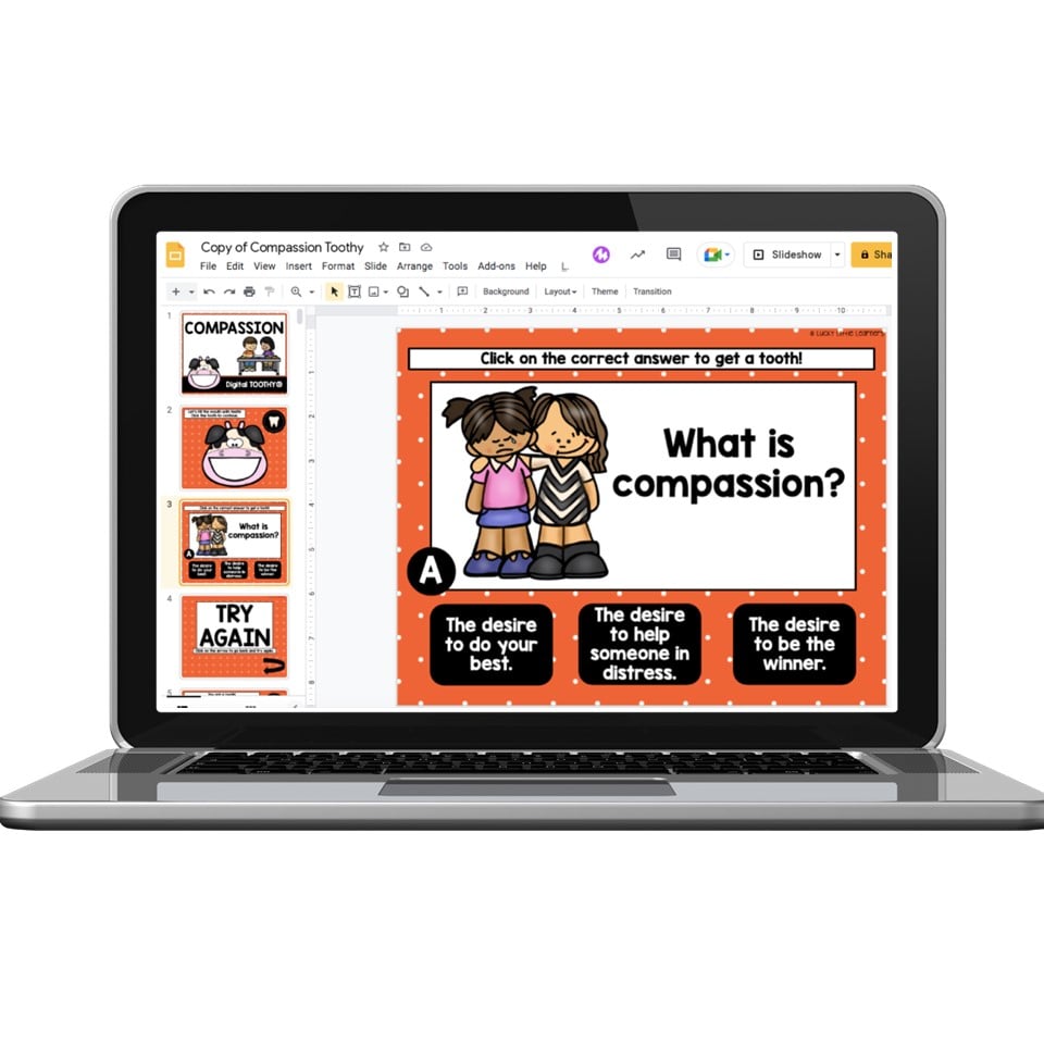 Digital Toothy - Social Emotional Learning - 1st and 2nd Grade ...