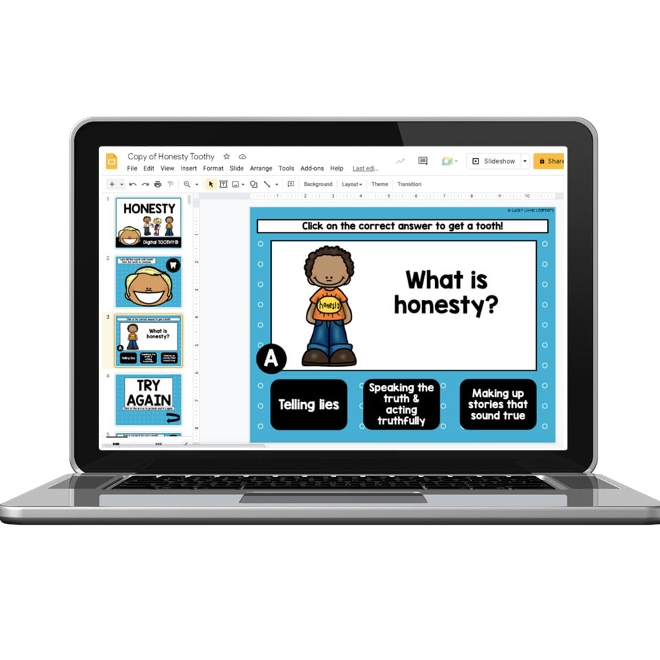 Digital Toothy - Social Emotional Learning - 1st and 2nd Grade ...