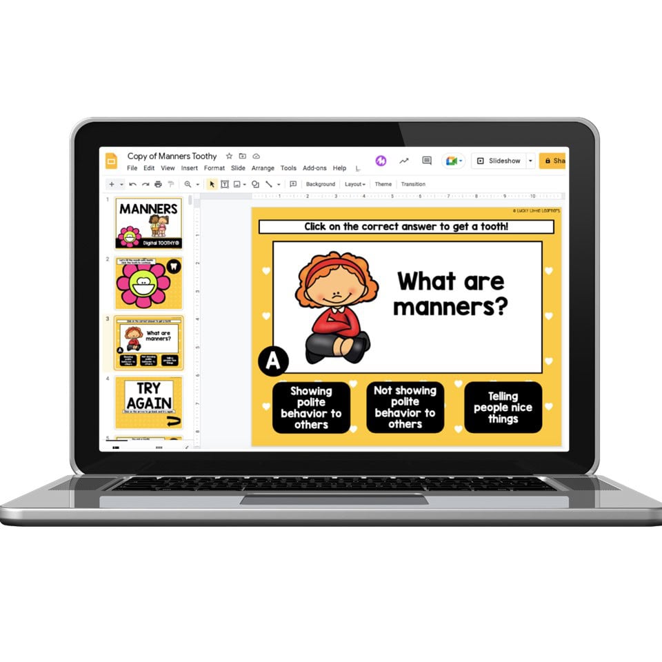 Digital Toothy - Social Emotional Learning - 1st and 2nd Grade ...