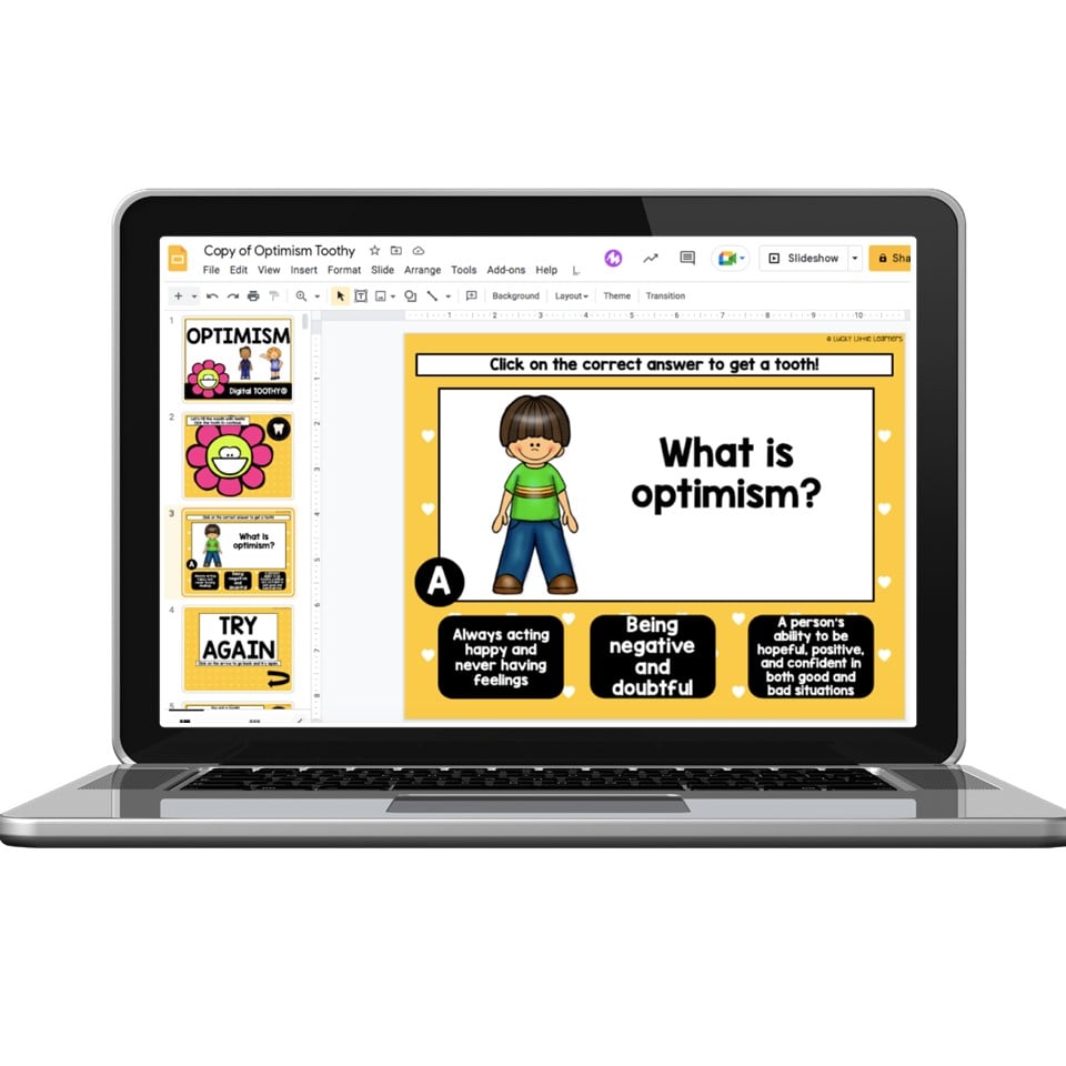 Digital Toothy - Social Emotional Learning - 1st and 2nd Grade ...