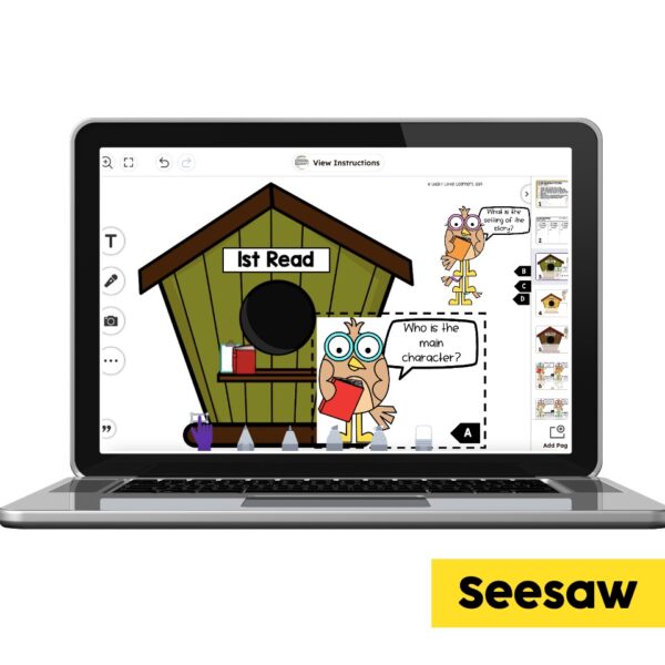 Digital Seesaw - 2nd Grade Reading Center - Close Reading Fiction ...