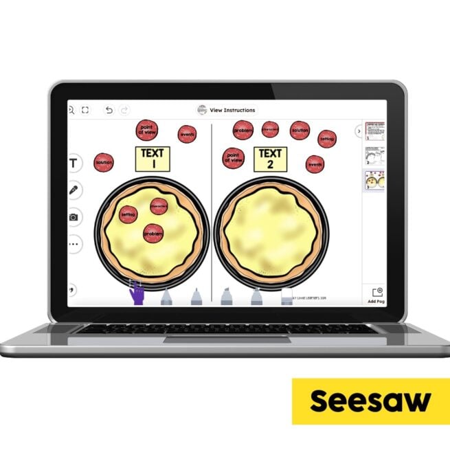 Digital Seesaw - 2nd Grade Reading Center - Compare and Contrast ...