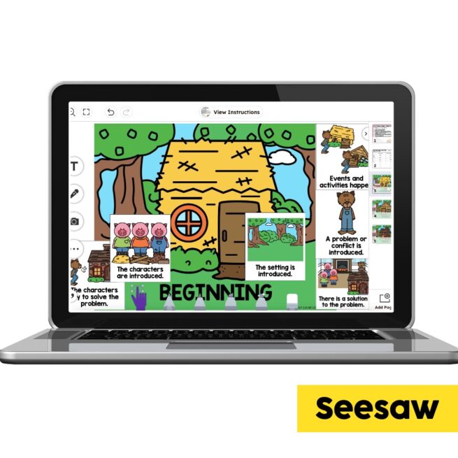 Digital Seesaw - 2nd Grade Reading Center - Fiction Story Structure ...