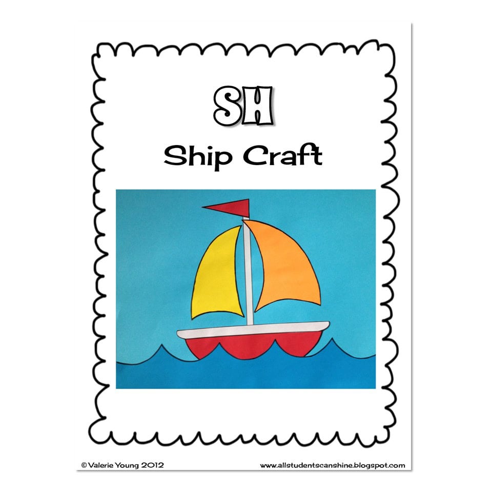 Digraphs Pack - Ship Craft - Lucky Little Learners