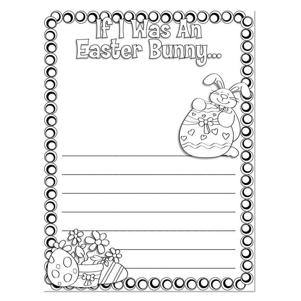 Easter Craftivity - Egg Hunt - Writing Prompt - If I Was an Easter ...
