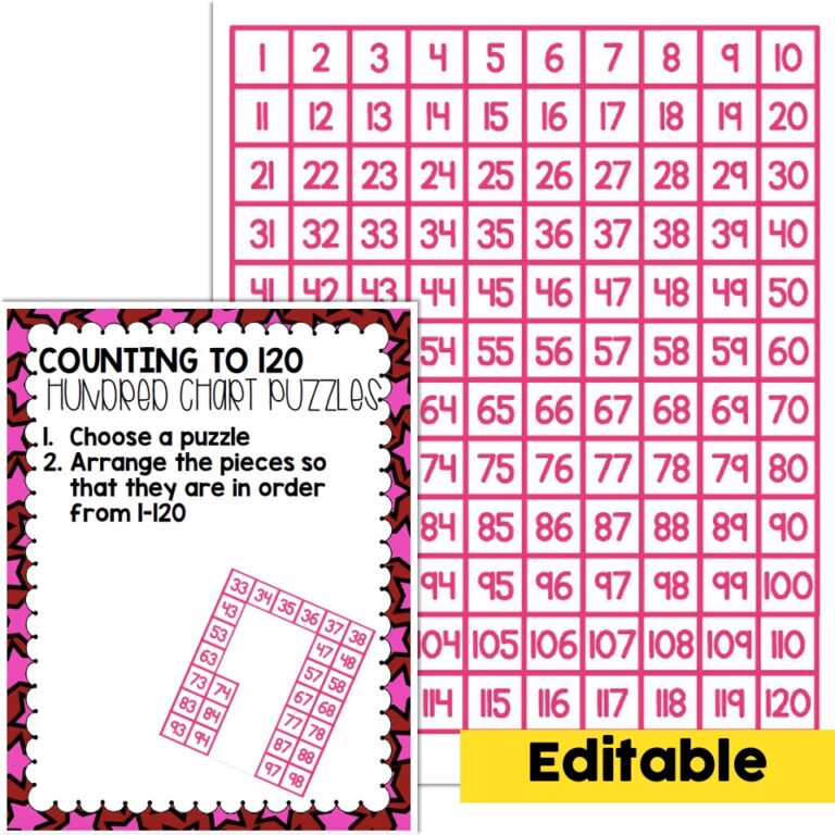 Editable - 2nd Grade February Math Center - Counting to 120 - Lucky ...