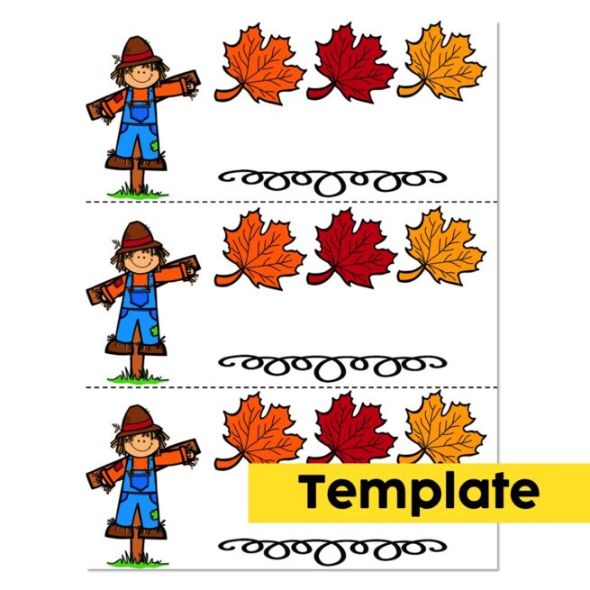 Fall Literacy Activities - Word Wall Template - Lucky Little Learners