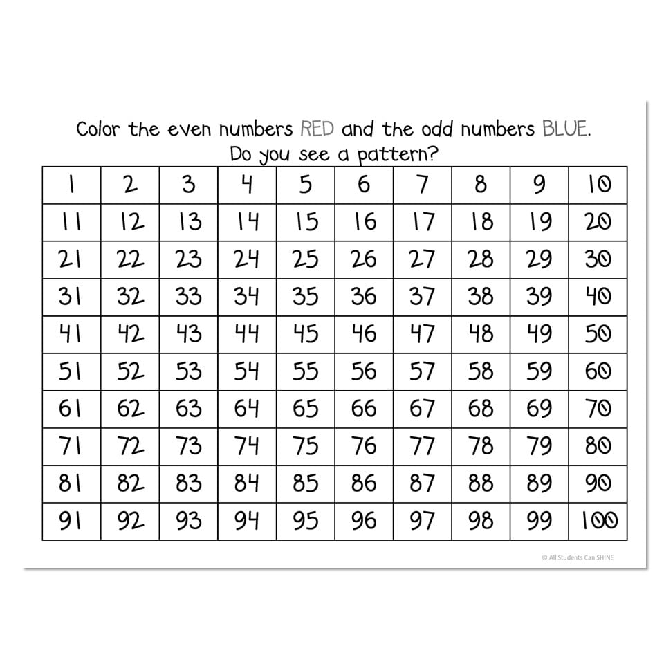 Fall Math Activities - Patterns Color by Number - Lucky Little Learners