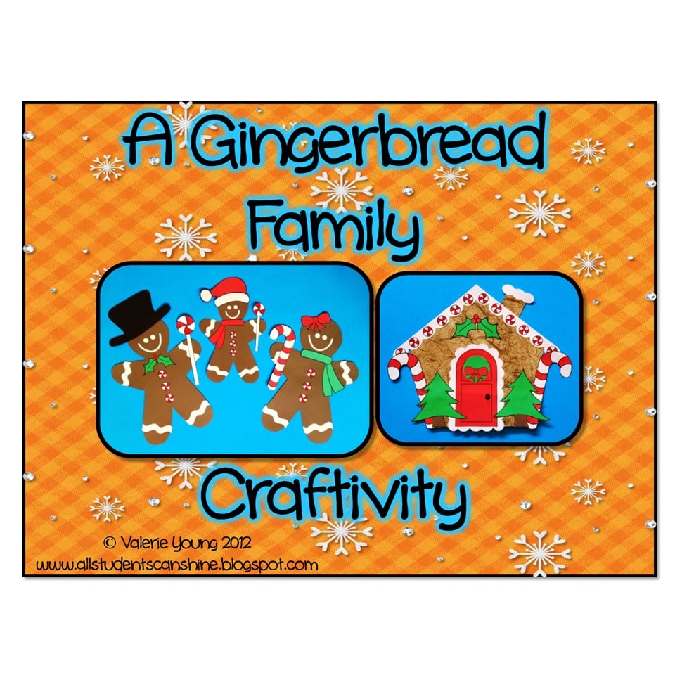 Gingerbread Craftivity - Gingerbread Craft - Lucky Little Learners