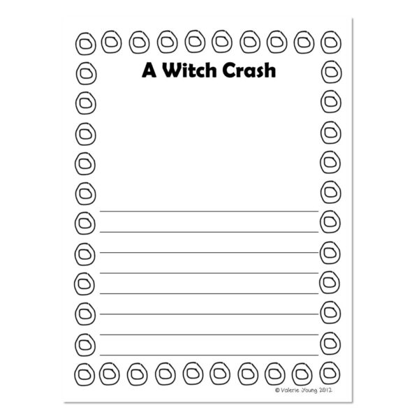 Halloween Witch Craftivity - Writing Prompt Full Page - Lucky Little ...