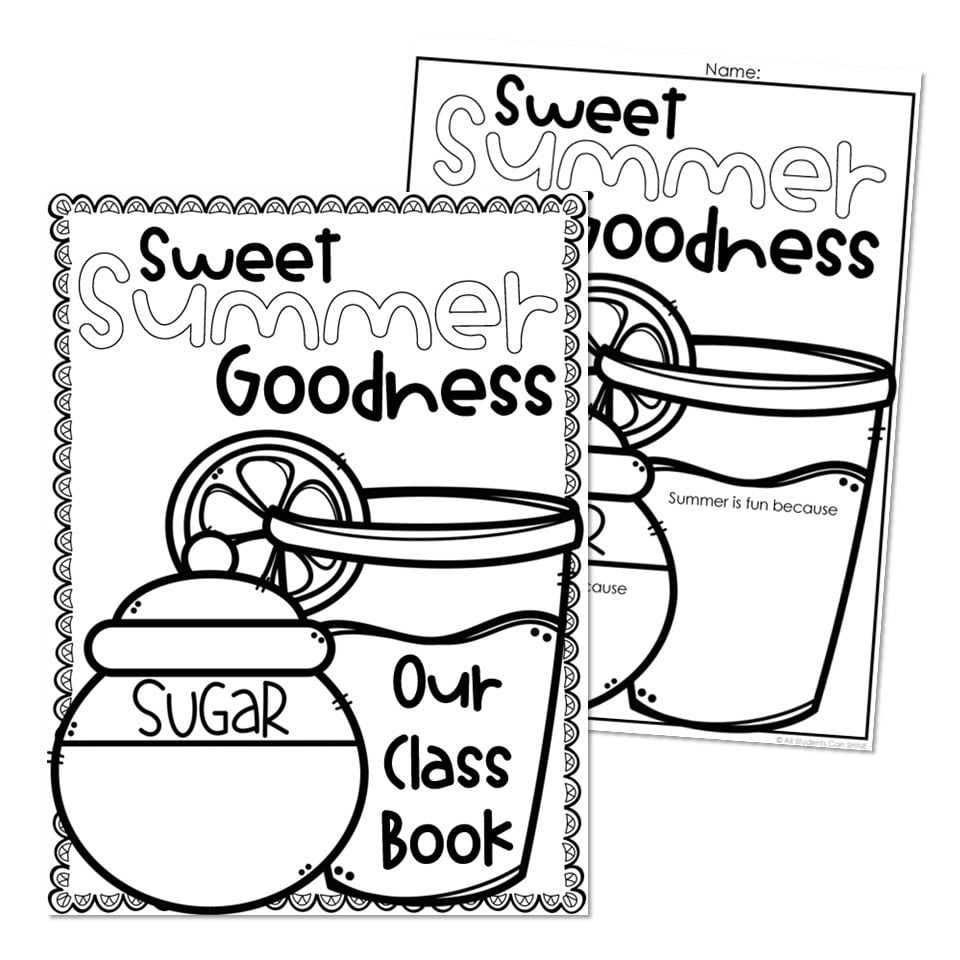 Lemonade Craftivity - Class Book - Sweet Summer Goodness - Lucky Little ...