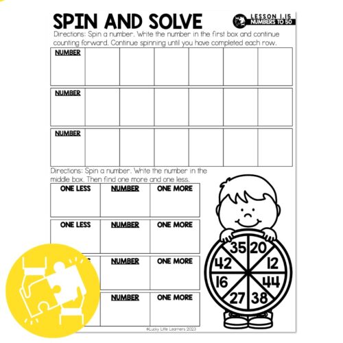 Lucky to Learn Math - 1st Grade - Lesson 1.15 - Numbers to 50 ...