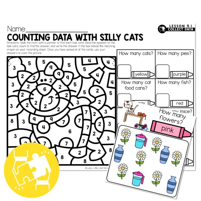 Lucky to Learn Math - 1st Grade - Lesson 9.1 - Collect Data ...