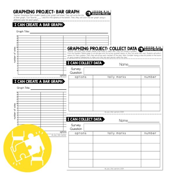 Lucky to Learn Math - 1st Grade - Lesson 9.14 - Create Graphs ...
