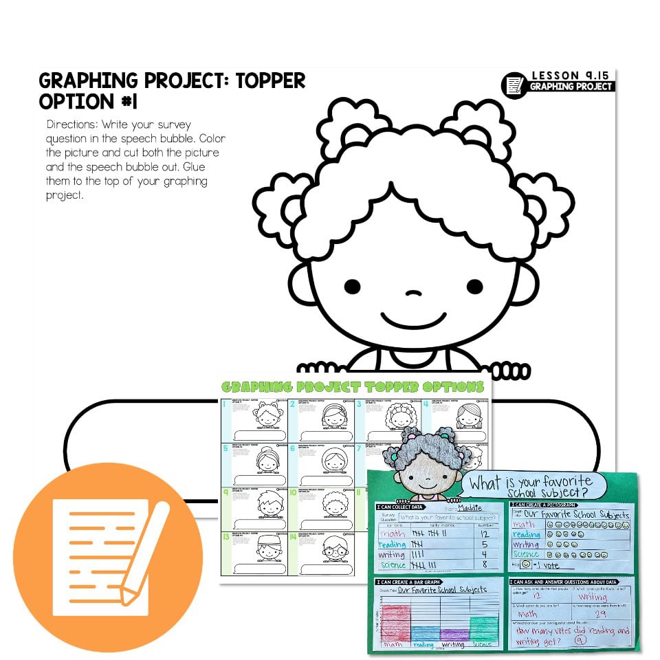 Lucky to Learn Math - 1st Grade - Lesson 9.15 - Data Review ...