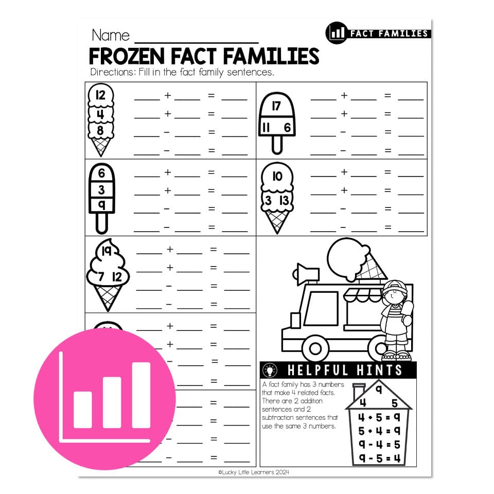 Lucky to Learn Math - 1st Grade - Unit 10 - End of Year Review Summer ...