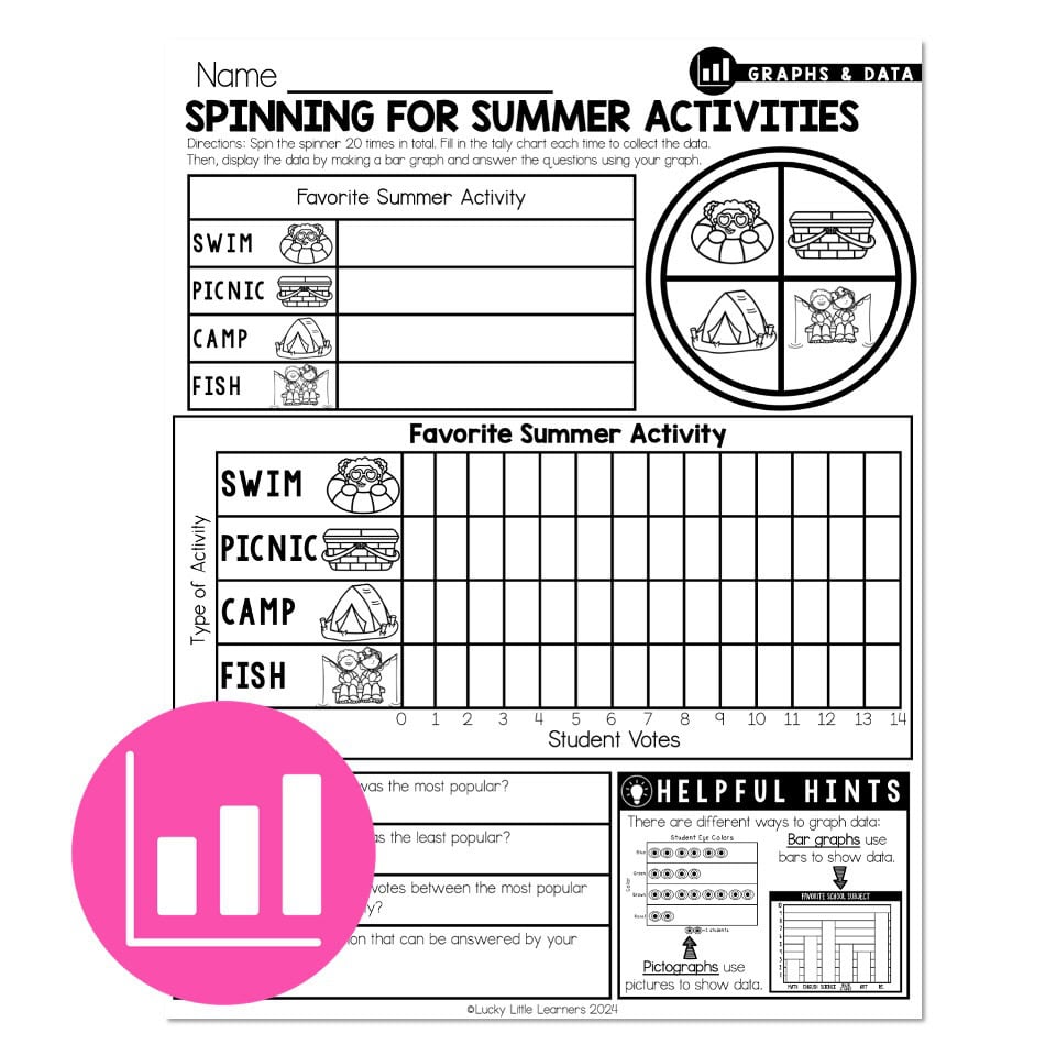 Lucky to Learn Math - 1st Grade - Unit 10 - End of Year Review Summer ...