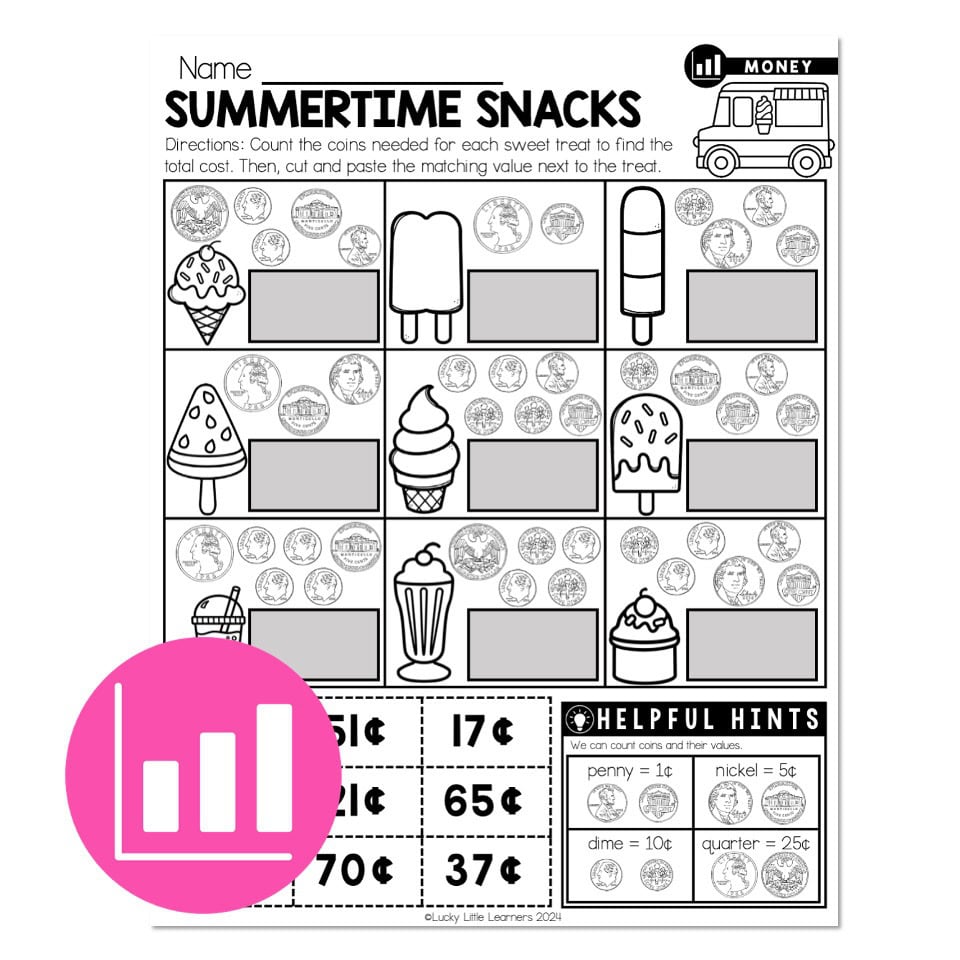 Lucky to Learn Math - 1st Grade - Unit 10 - End of Year Review Summer ...