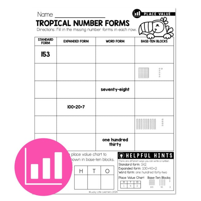 Lucky to Learn Math - 1st Grade - Unit 10 - End of Year Review Summer ...