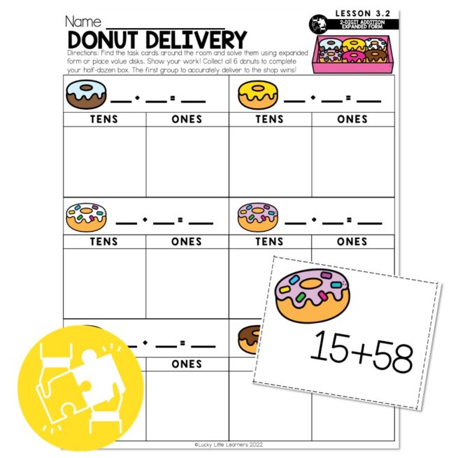 Lucky to Learn Math - 2-Digit Addition with Expanded Form - Lesson 3.2 ...