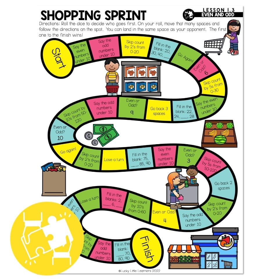 Lucky to Learn Math - Even and Odd and Counting by Twos - Lesson 1.3 ...