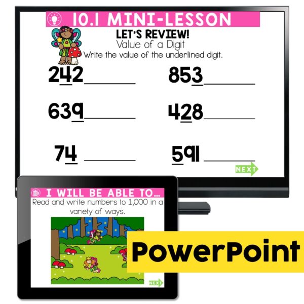 Lucky to Learn Math - Lesson 10.1 - Place Value Review - Teaching ...