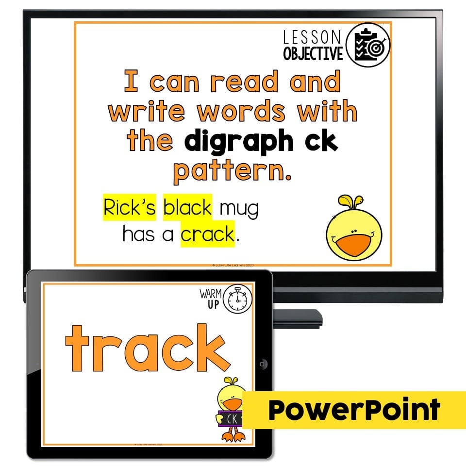 Lucky to Learn Phonics - Digraph CK - Teaching Slides Level 2 ...