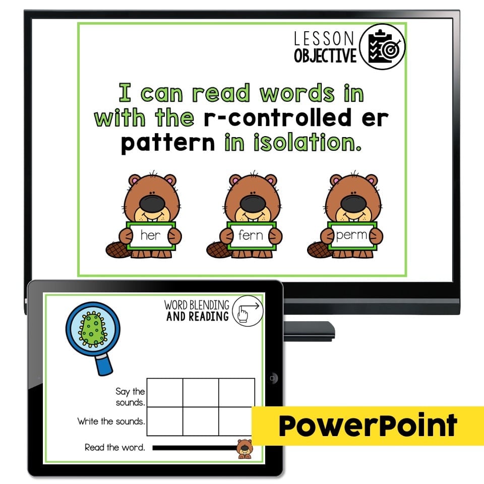 Lucky to Learn Phonics - Other Vowels - R-Controlled ER IR UR ...