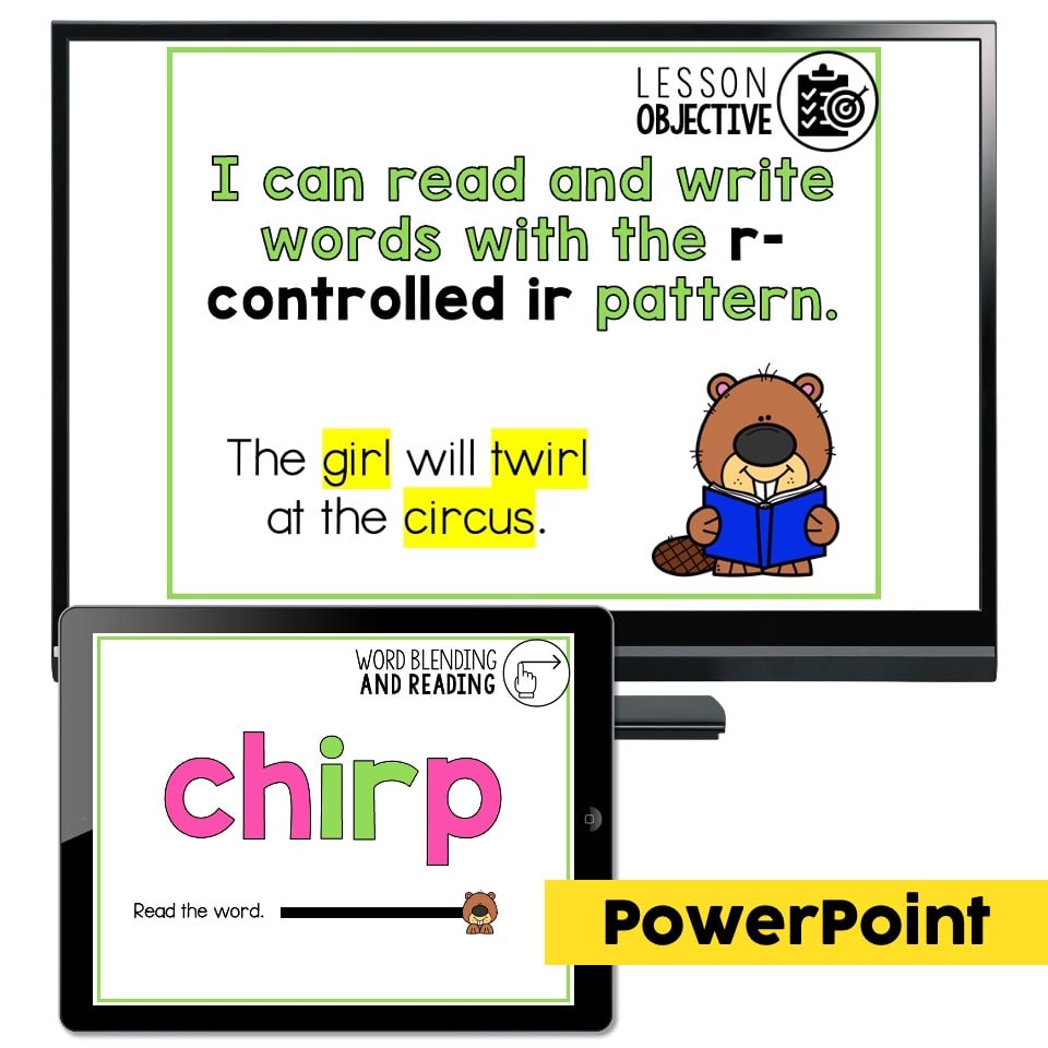 Lucky to Learn Phonics - Other Vowels - R-Controlled ER IR UR ...