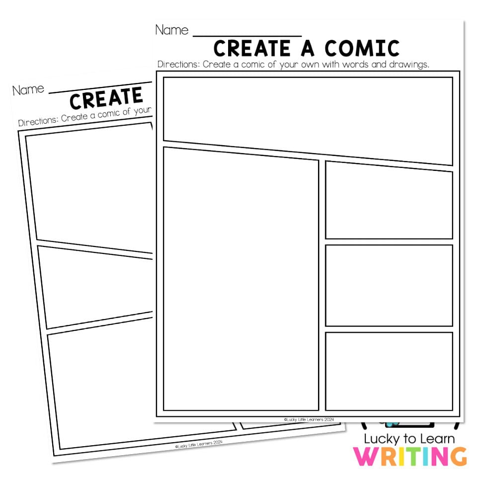 Lucky to Learn Writing - Unit 2 Narrative - Week 1 – Create - Create a ...