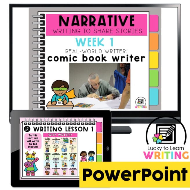 Lucky to Learn Writing - Unit 2 Narrative - Week 1 - Introduce ...