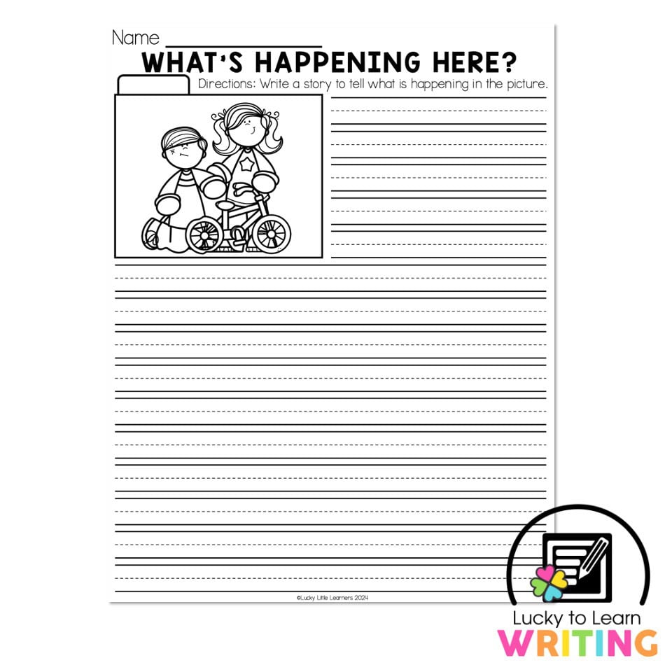 Lucky to Learn Writing - Unit 2 Narrative - Week 3 – What's Happening ...