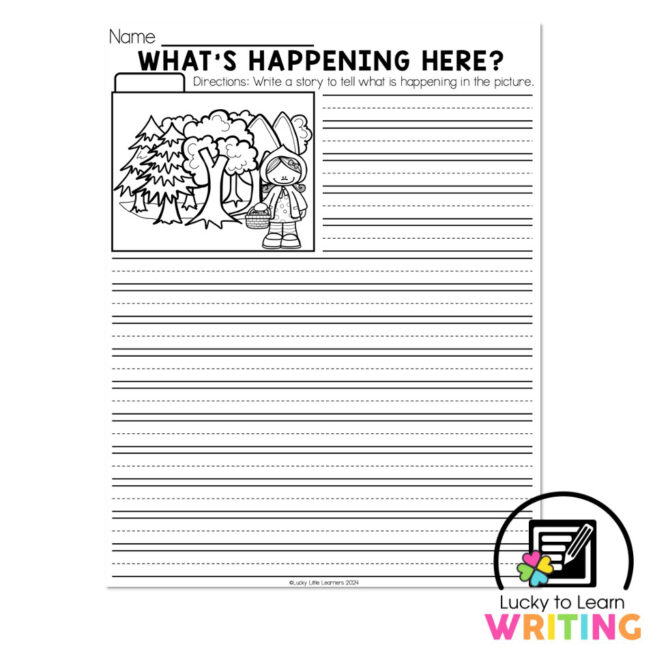Lucky to Learn Writing - Unit 2 Narrative - Week 4 – What's Happening ...