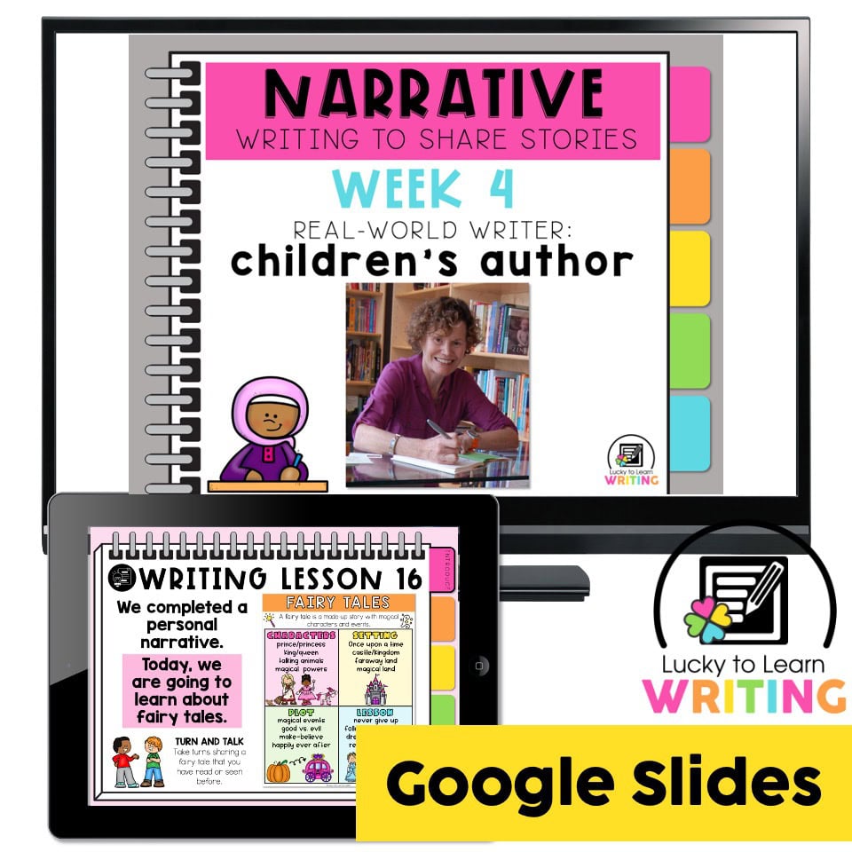 Lucky to Learn Writing - Unit 2 Narrative - Week 4 - Fairy Tales ...