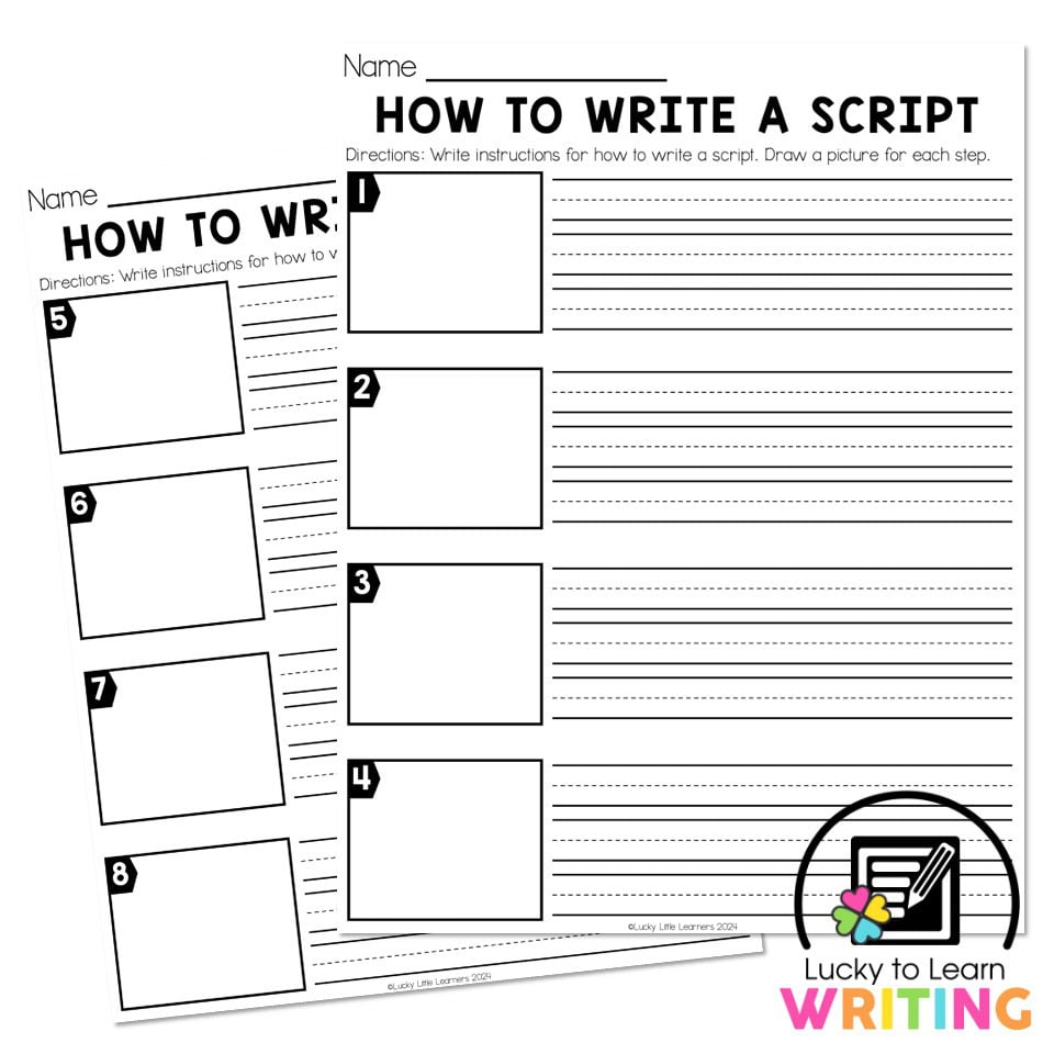 Lucky to Learn Writing - Unit 2 Narrative - Week 5 – How to – How to ...