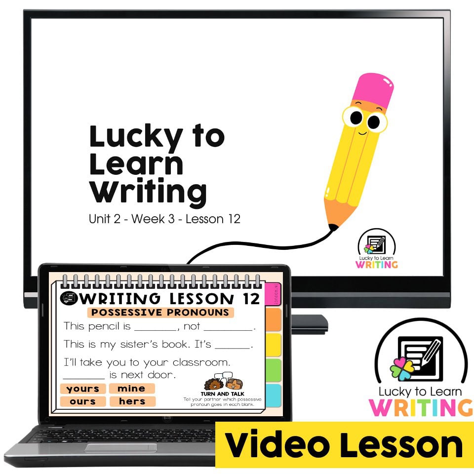 Lucky to Learn Writing - Unit 2 Narrative - Writing 2.12 - Personal ...