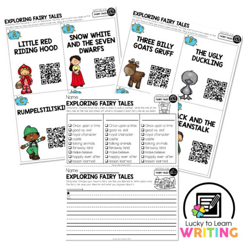 Lucky to Learn Writing - Unit 2 Narrative - Writing 2.16 - Fairy Tales ...