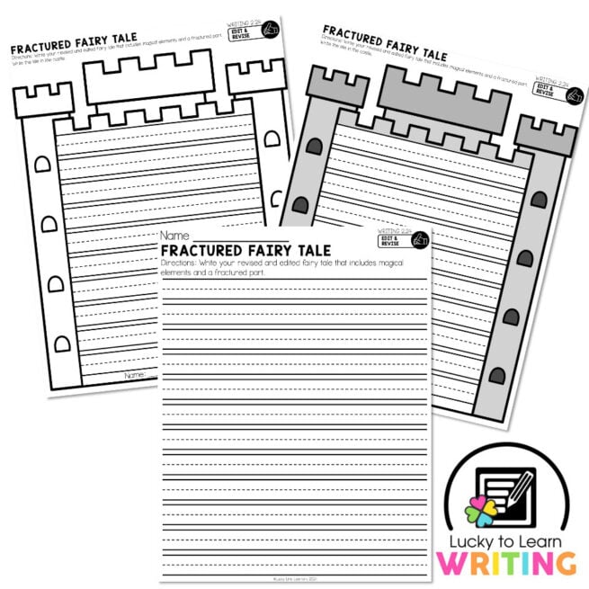 Lucky to Learn Writing - Unit 2 Narrative - Writing 2.24 - Edit and ...