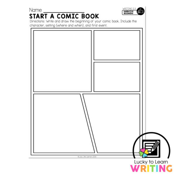 Lucky to Learn Writing - Unit 2 Narrative - Writing 2.3 - Narrative ...