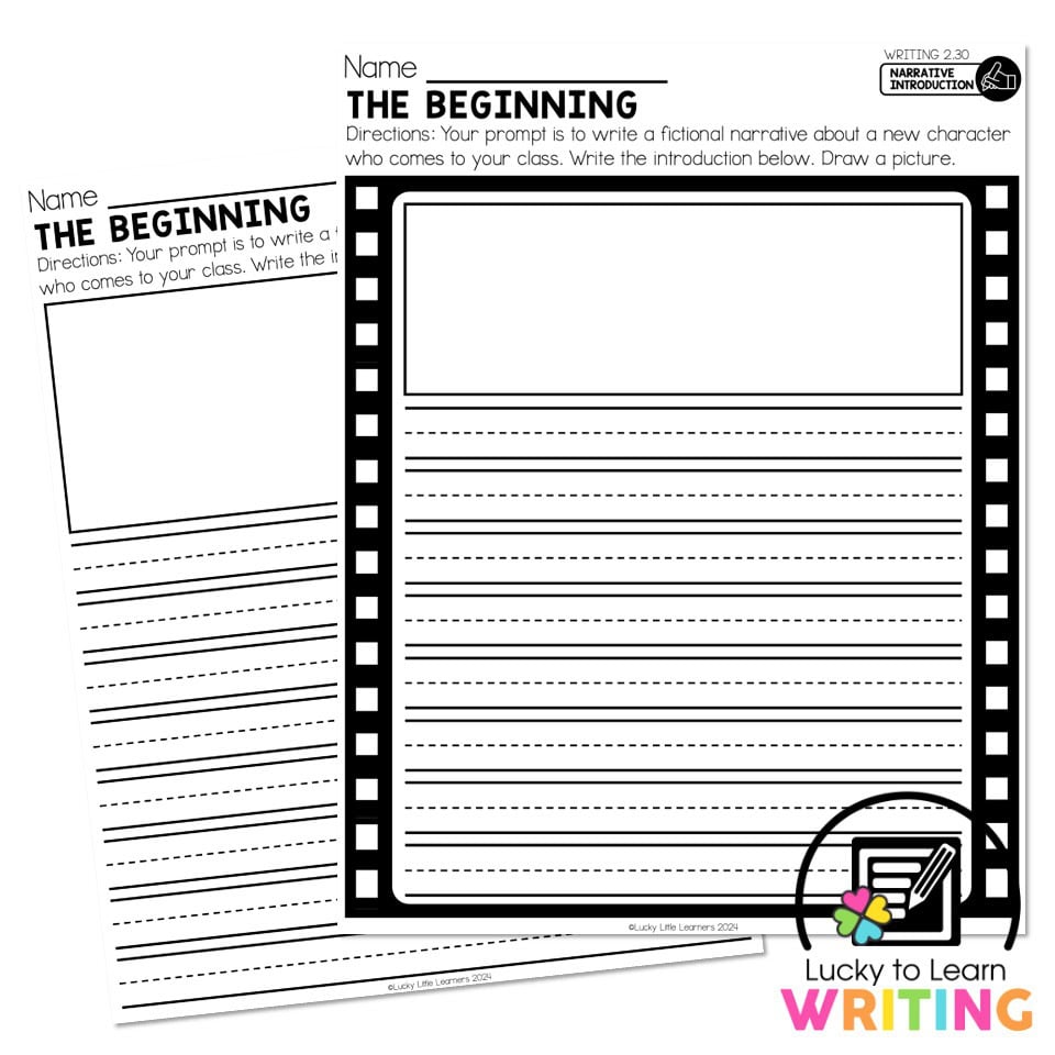 Lucky to Learn Writing - Unit 2 Narrative - Writing 2.30 - Narrative ...