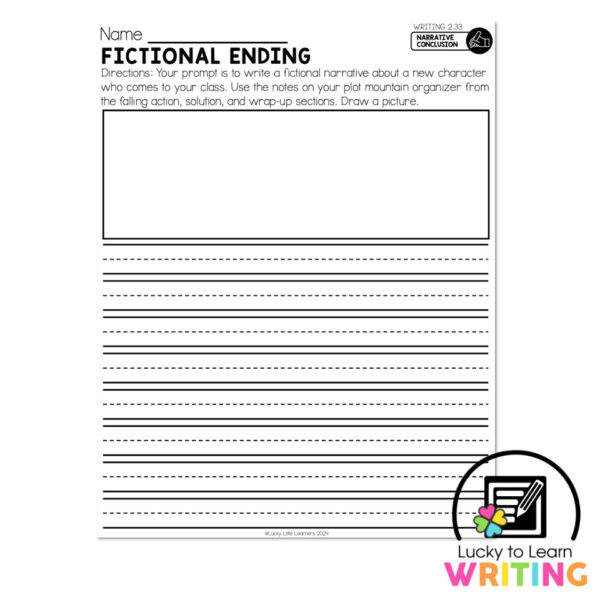 Lucky to Learn Writing - Unit 2 Narrative - Writing 2.33 - Narrative ...