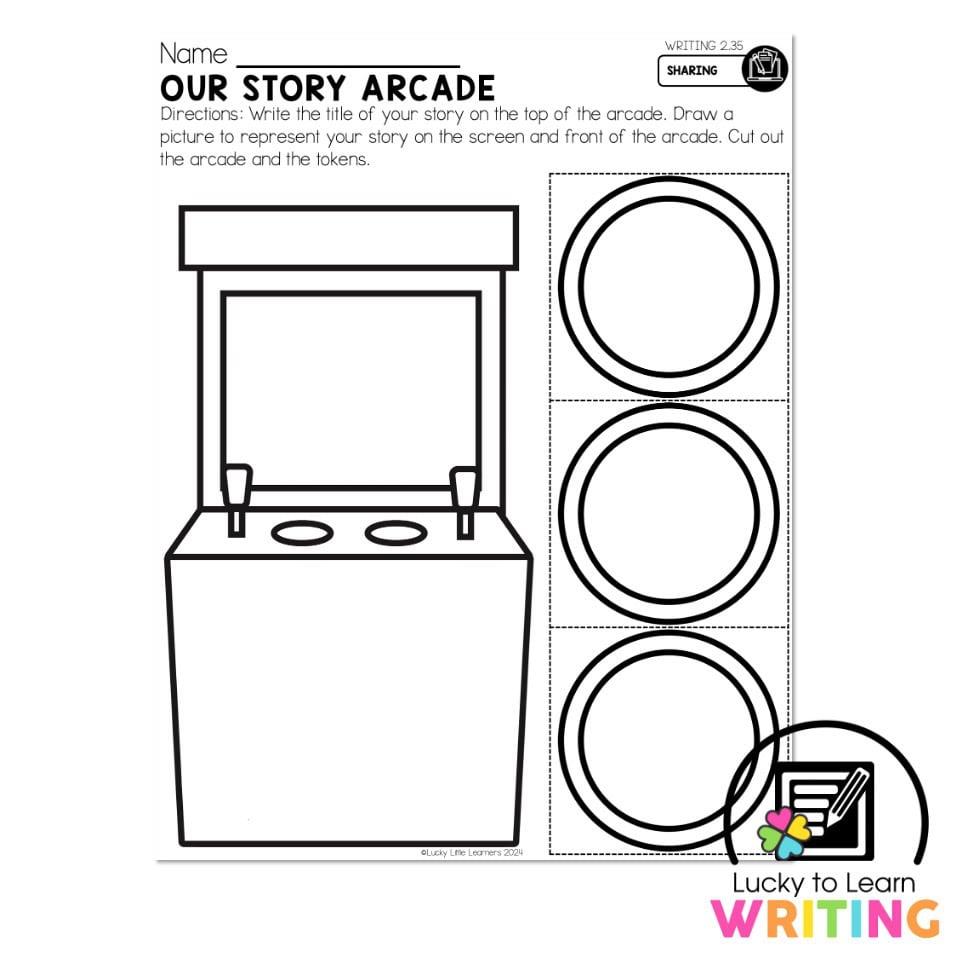 Lucky to Learn Writing - Unit 2 Narrative - Writing 2.35 - Sharing ...