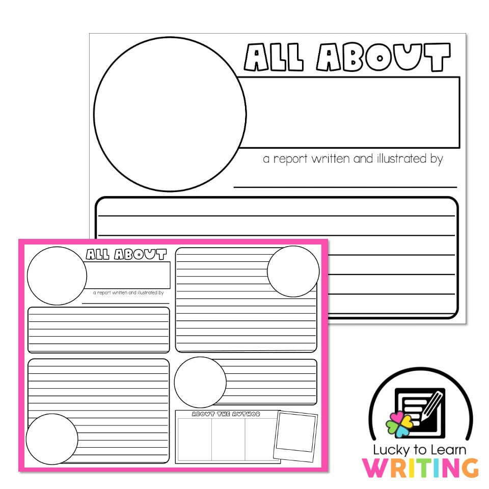 Lucky to Learn Writing - Unit 3 Informational - Week 7 - Report Writing ...