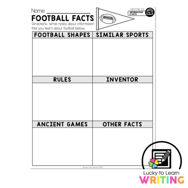 Lucky to Learn Writing - Unit 3 Informational - Writing 3.2 - What is ...