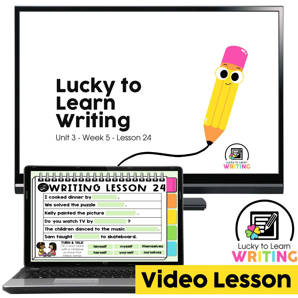 Lucky to Learn Writing - Unit 3 Informational - Writing 3.24 - How To ...