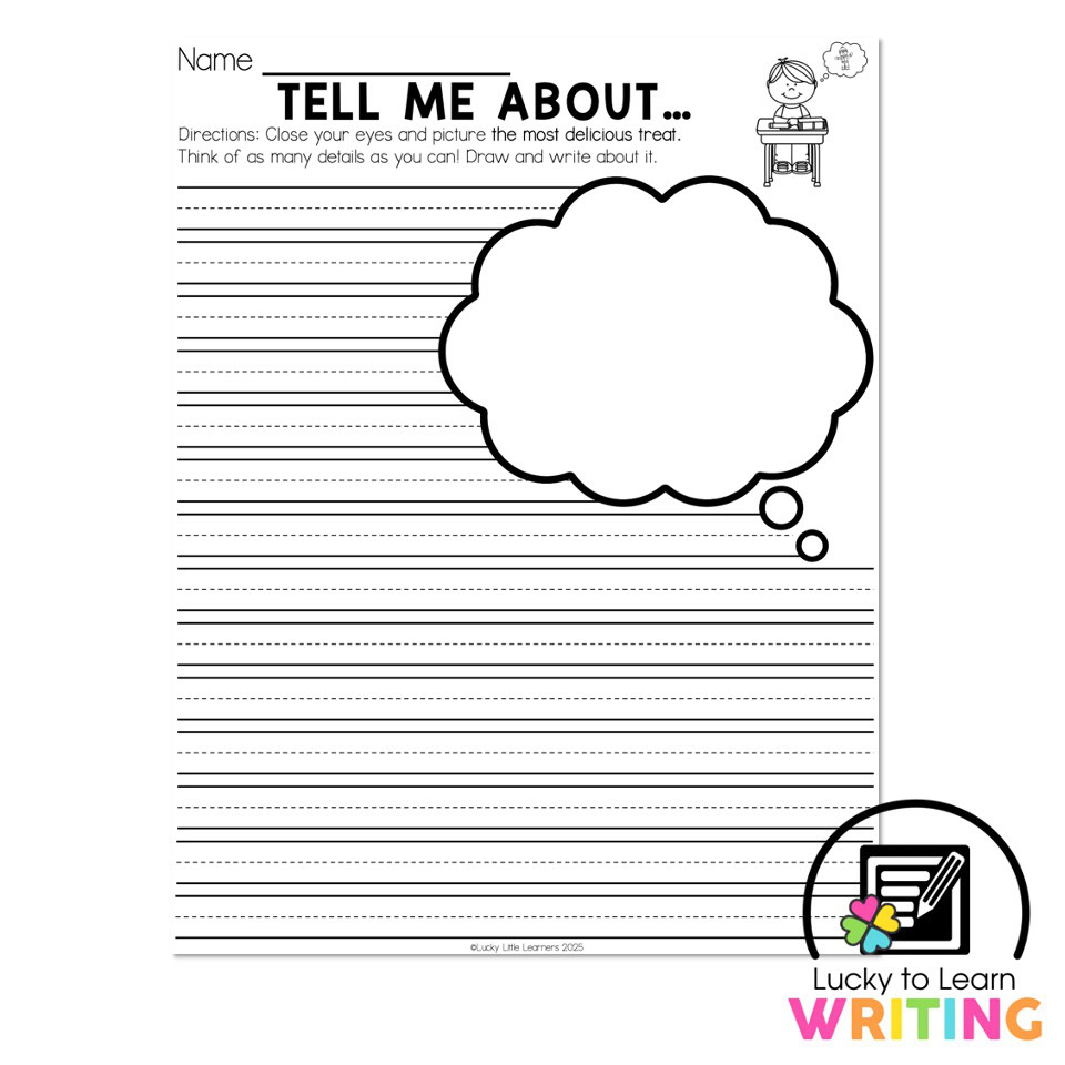 Lucky to Learn Writing - Unit 4 Opinion - Week 2 – Tell Me About – Most ...