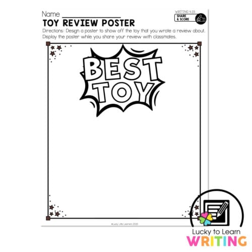 Lucky to Learn Writing - Unit 4 Opinion - Writing 4.15 - Share and ...