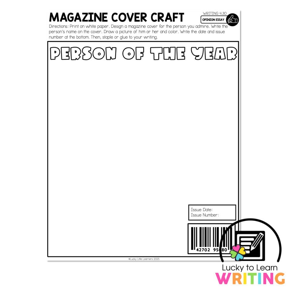 Lucky to Learn Writing - Unit 4 Opinion - Writing 4.30 - Opinion Essay ...